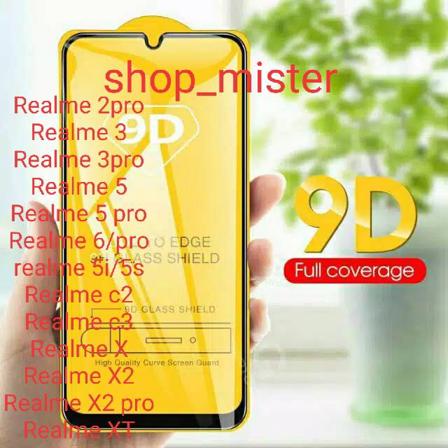 Jual Tempered Glass Full Realme 2 2 Pro 3 3 Pro 5/5i/5s 5 Pro 6 6 Pro C2 C3 X X2 X2 Pro XT Anti ...