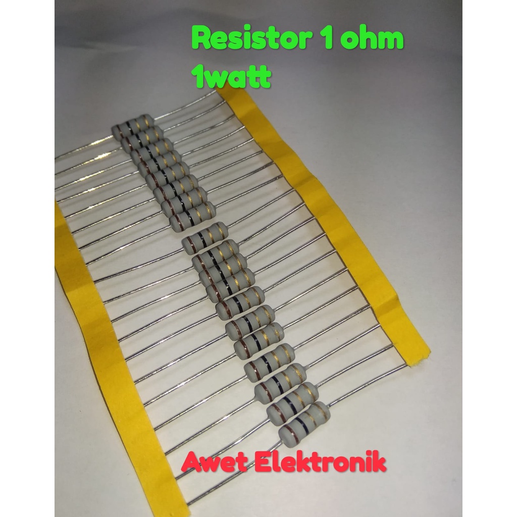 Jual resistor 1 ohm 1 watt resistor 1r resistor 1r | Shopee Indonesia