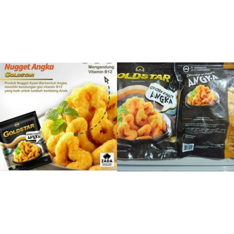 Jual Goldstar Chicken Nugget Angka | Shopee Indonesia