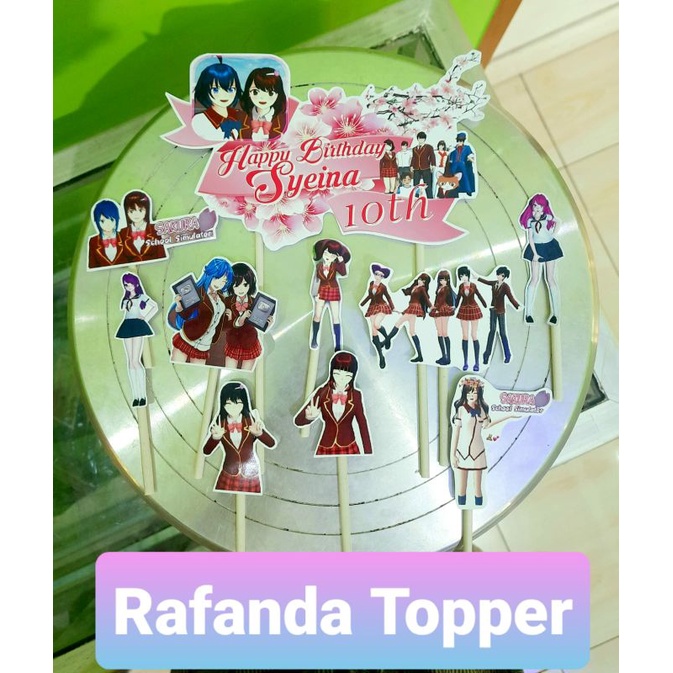Jual topper kue sakura school simulator | Shopee Indonesia