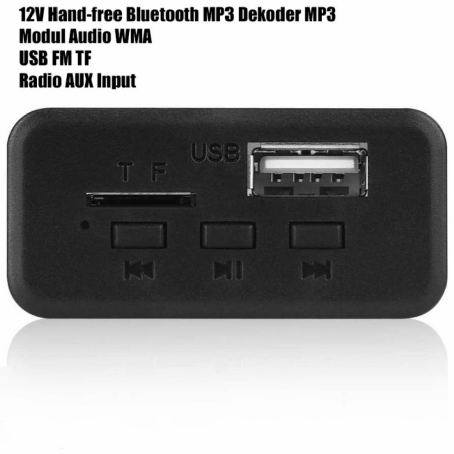 Jual Kit Modul bluetooth 5.0 MP3 player decoder board 12V FM | Shopee ...