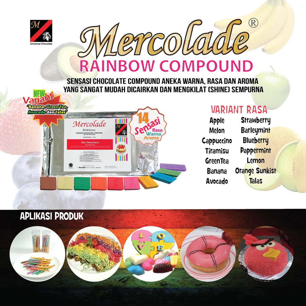 Jual Mercolade Rainbow Compound GreenTea 1Kg | Shopee Indonesia