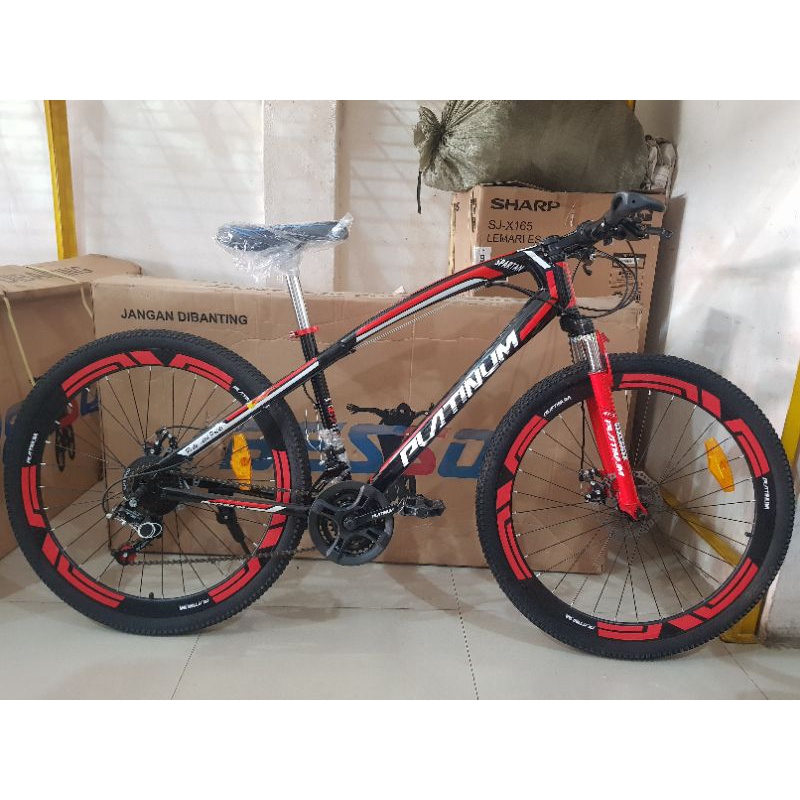 Jual Sepeda Gunung / MTB 27.5 inch PLATINUM ( VELG TINGGI ) | Shopee ...