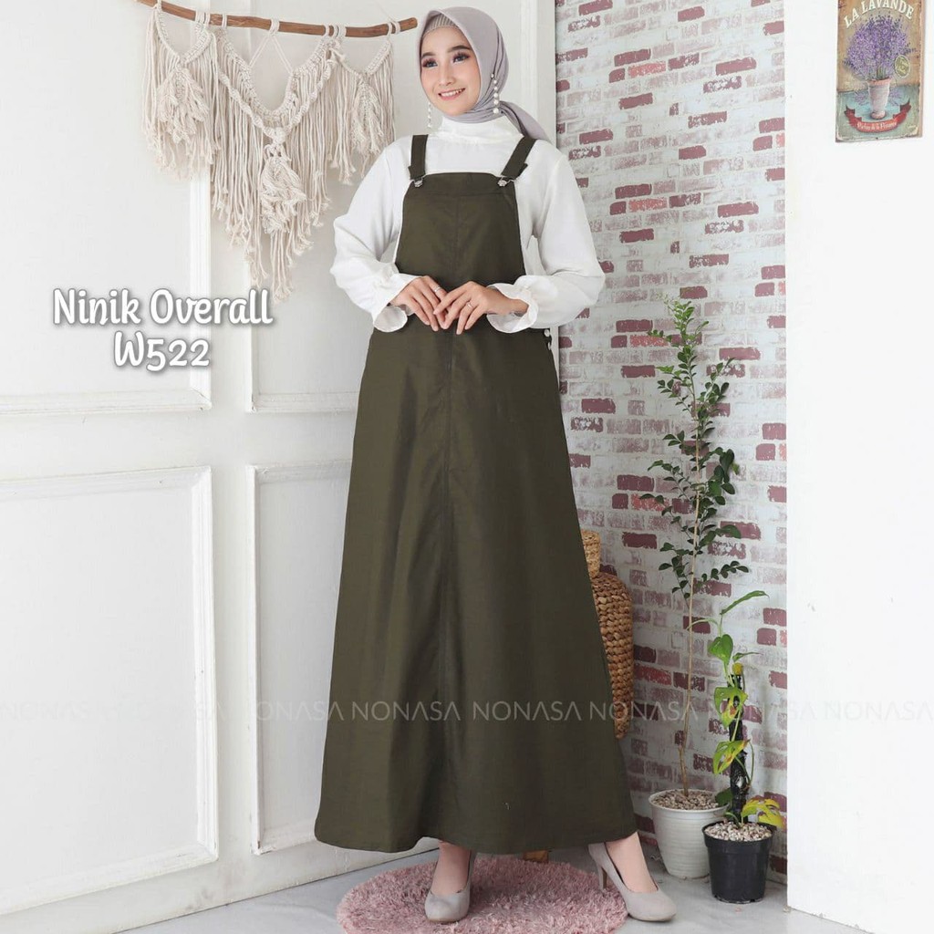 Jual Overall Katun Kanvas Army Ninik W522 | Shopee Indonesia