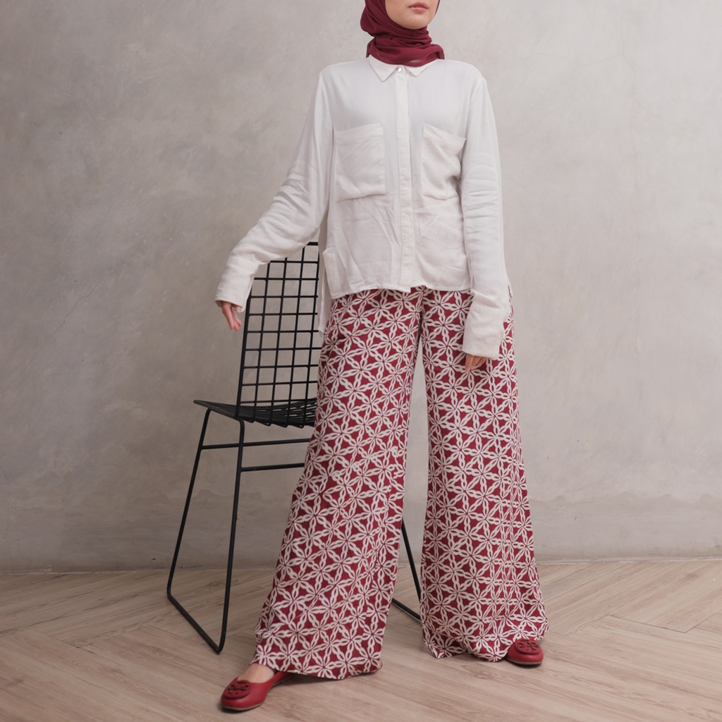 Jual Tenanayu - Ansara Culotte | Kulot Batik, Celana Batik, Bawahan ...