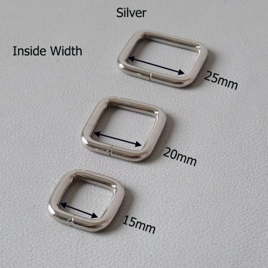 Jual Ring Kotak Square Nikel 15mm 1.5cm | Shopee Indonesia