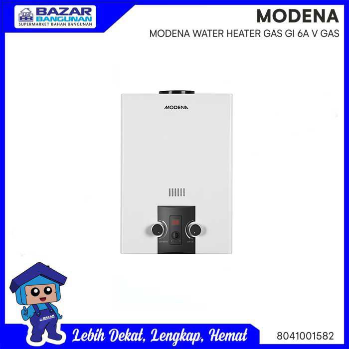 Jual Modena - Water Heater / Pemanas Air Gas Lpg Gi 6 A / 6A V | Shopee Indonesia