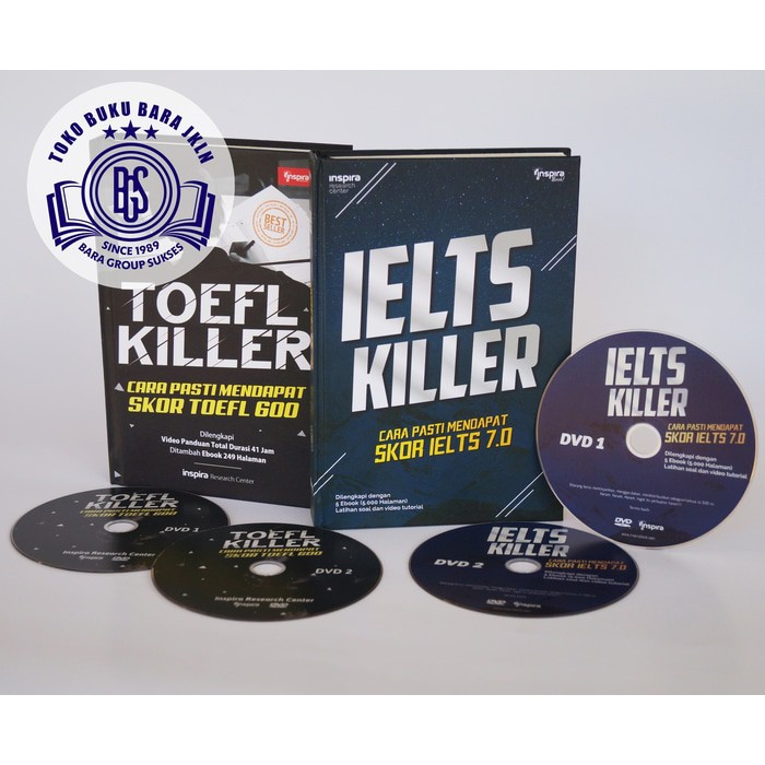 Jual TERMURAH Buku + DVD Ielts Killer & Toefl Killer | Shopee Indonesia