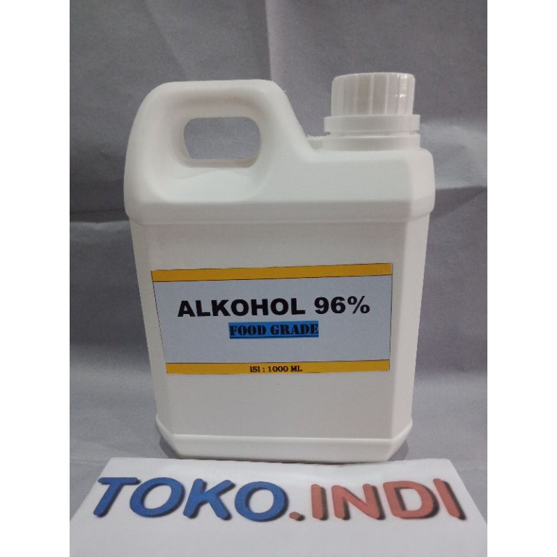 Jual Alkohol 96% 1 liter Food Grade / Etil Alkohol / Etanol ...