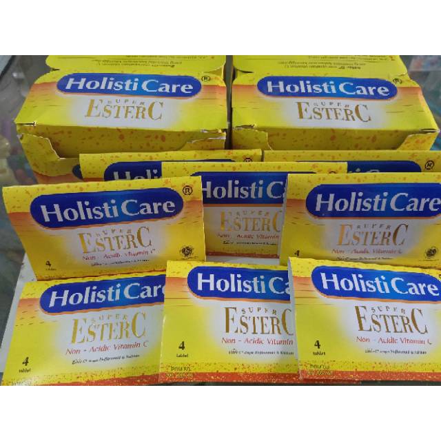 Jual HolistiCare ESTER C ( 1 Strip @4 Butir ) | Shopee Indonesia