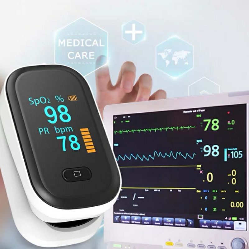 Jual Fingertip Pulse Oxymeter | Oximeter Alat Ukur Kadar Oksigen SpO2 ...