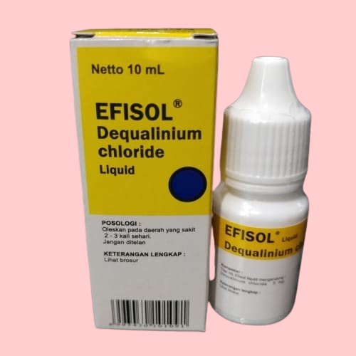 Jual EFISOL LIQUID 10ML (DEQUALINIUM CHLORIDE) | Shopee Indonesia