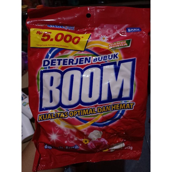 Jual Boom Deterjen bubuk wangi bunga 280g | Shopee Indonesia