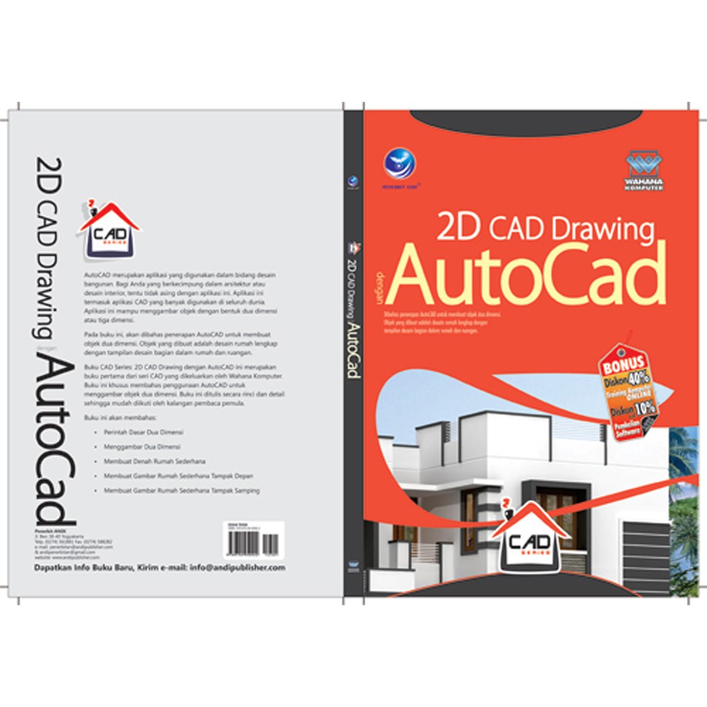 Jual CAD Series: 2D CAD Drawing dengan AutoCAD | Shopee Indonesia