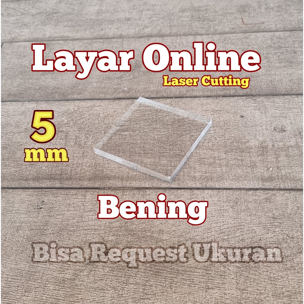 Jual Acrylic 5mm Bening Custom Bebas Potongan Akrilik 5 mm Kustom Laser ...