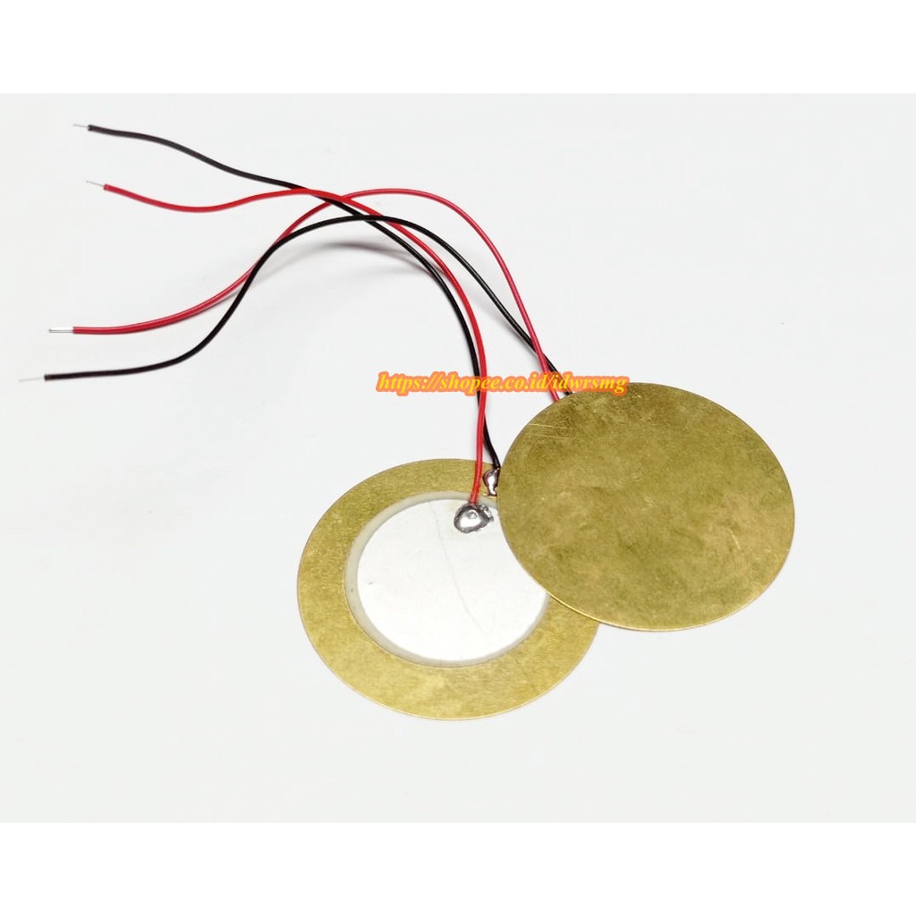 Jual Copper Drum Piezo Wire 35mm Elements Buzzer Sounder Sensor Trigger Disc | Shopee Indonesia