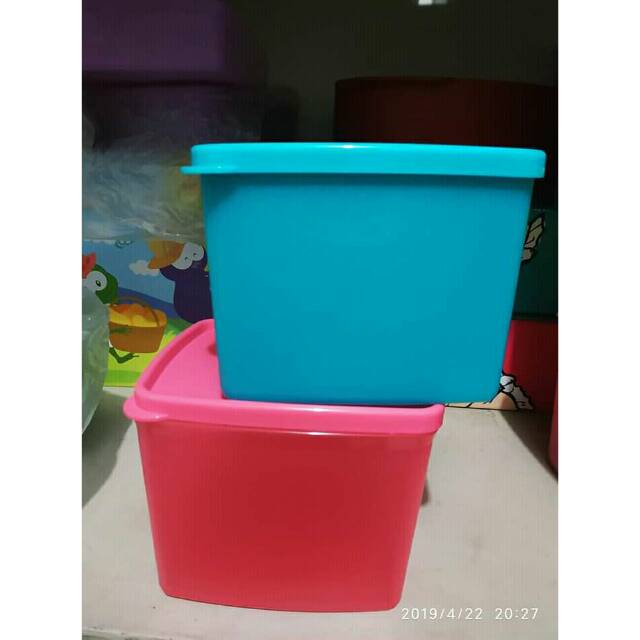 Jual Medium square Tupperware (2pcs) | Shopee Indonesia