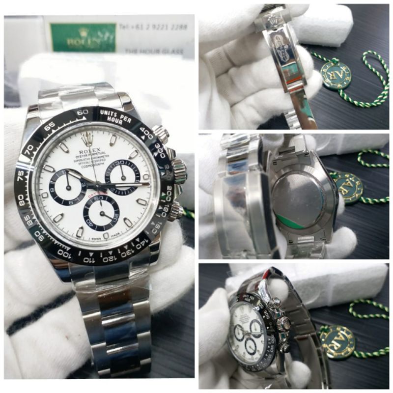 Jual Jam Tangan Pria Rolex ARF Daytona Rantai Automatic Swiss | Shopee ...