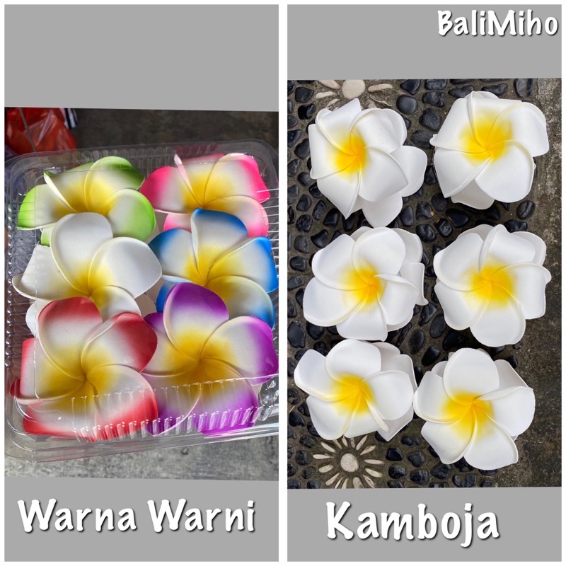 Jual Jepit Rambut Bunga Kamboja Jumbo Isi 6 Pcs Jepit Rambut Bunga ...