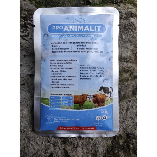 Jual PRO ANIMALIT-obat dehidrasi sapi-bubuk elektrolit sapi | Shopee ...