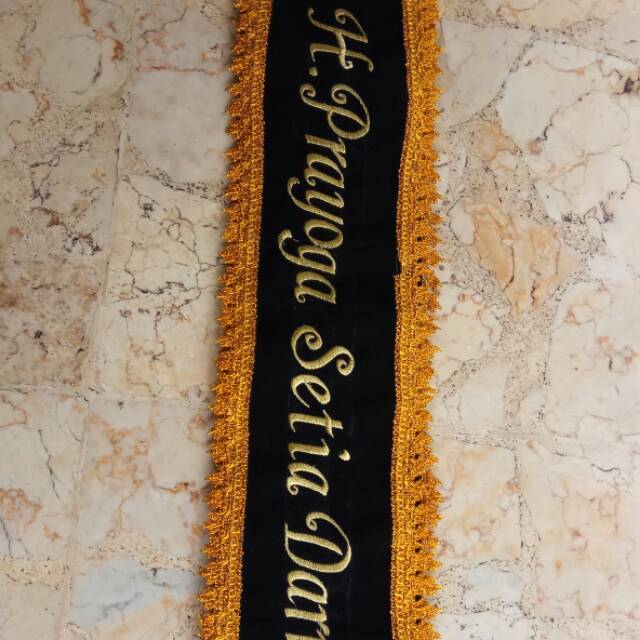 Jual Slempang selempang sash Renda Mahkota wisuda duta petugas event ...