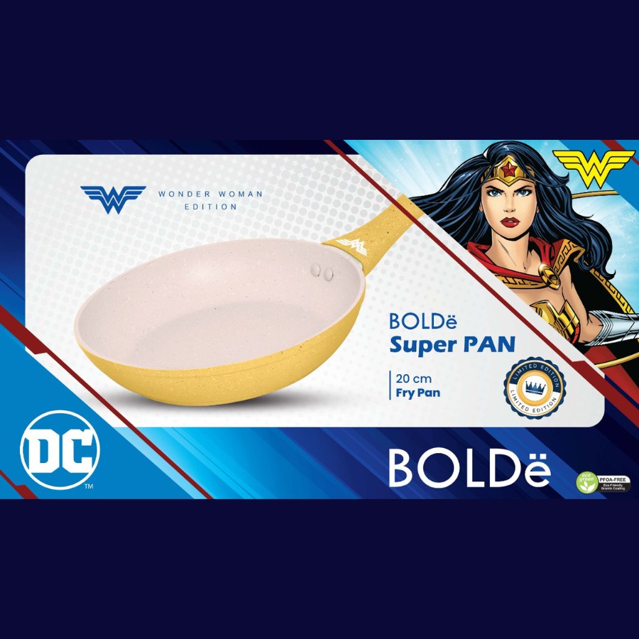 Jual BOLDe Wajan / Super Pan Wonder Woman Fry Pan 20cm | Shopee Indonesia