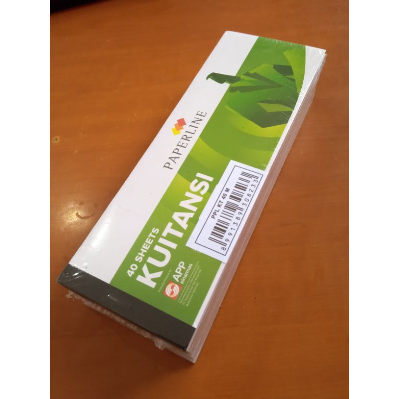 Jual buku kuitansi / kwitansi paperline kecil kt 40 m isi 40 set | Shopee Indonesia