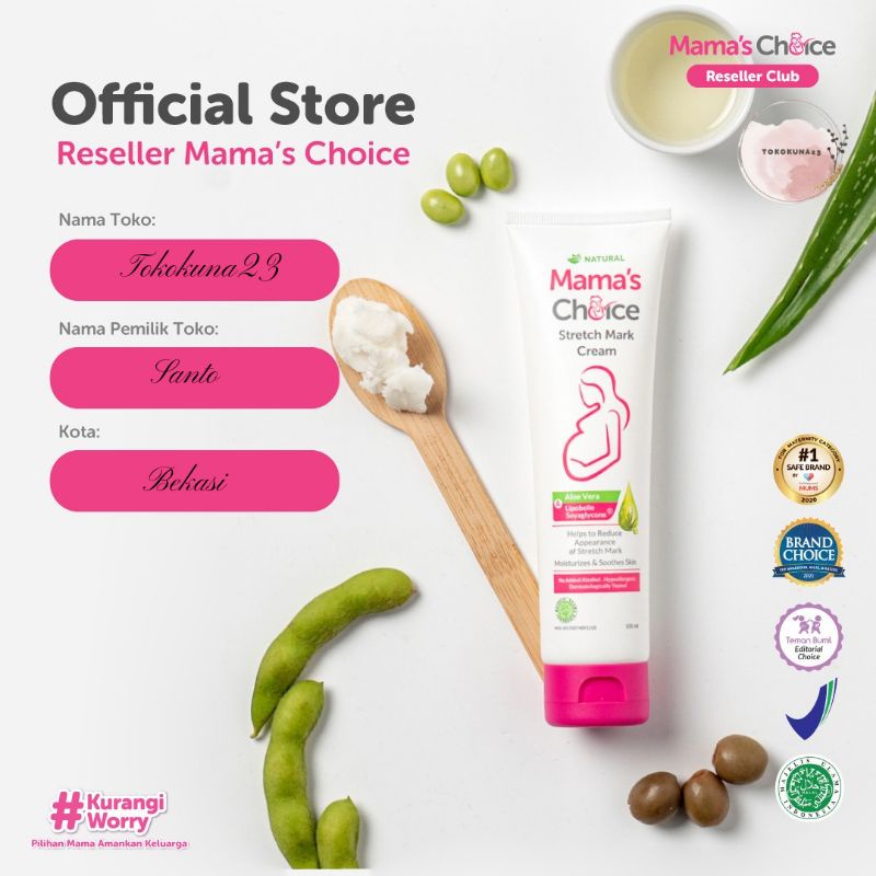 Jual Mama's Choice Stretchmark Serum dan Stretchmark Cream (Powerful Combo 2x lebih efektif ...