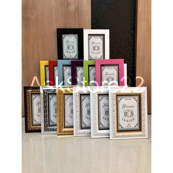 Jual Bingkai Foto 4r / Frame Foto / Figura 4 R ( 10 x 15 ) | Shopee ...