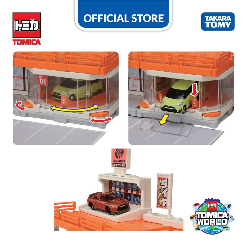 Jual Tomica World Fire Station Tomica World Build City Sushiro Tomica World Town Set NEW ...