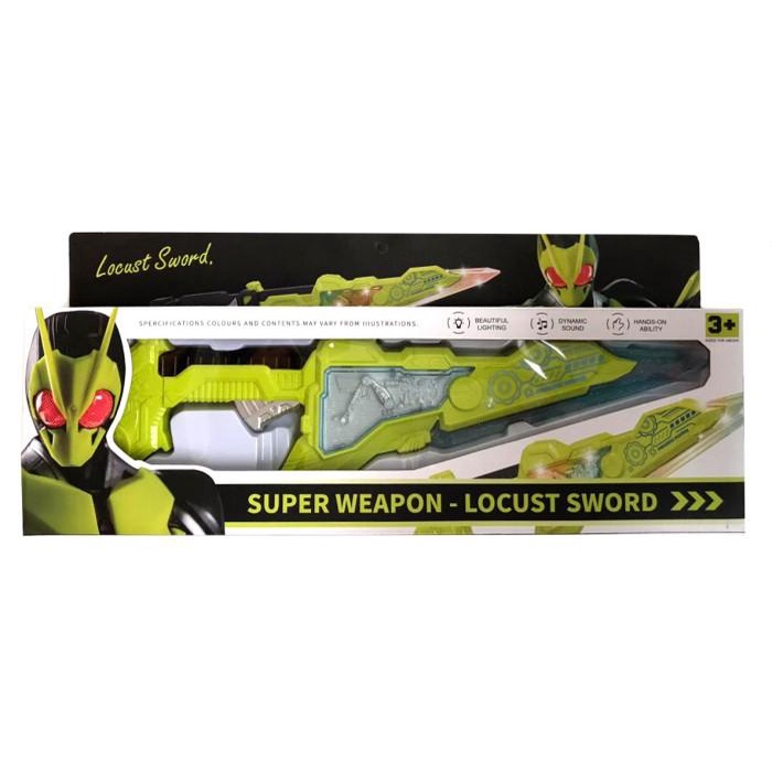 Jual Deformed Mainan Senjata Kamen Rider Locust Sword Super Weapon ...
