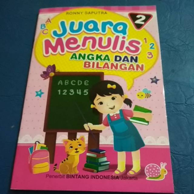 Jual Juara Menulis Angka dan Bilangan jilid 2 - Buku Anak Menulis angka ...