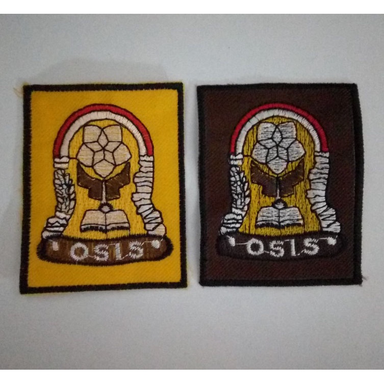Jual Logo OSIS SD SMP Bordir Komputer emblem | Shopee Indonesia