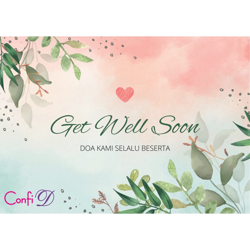 Jual Kartu Ucapan Get Well Soon | Shopee Indonesia