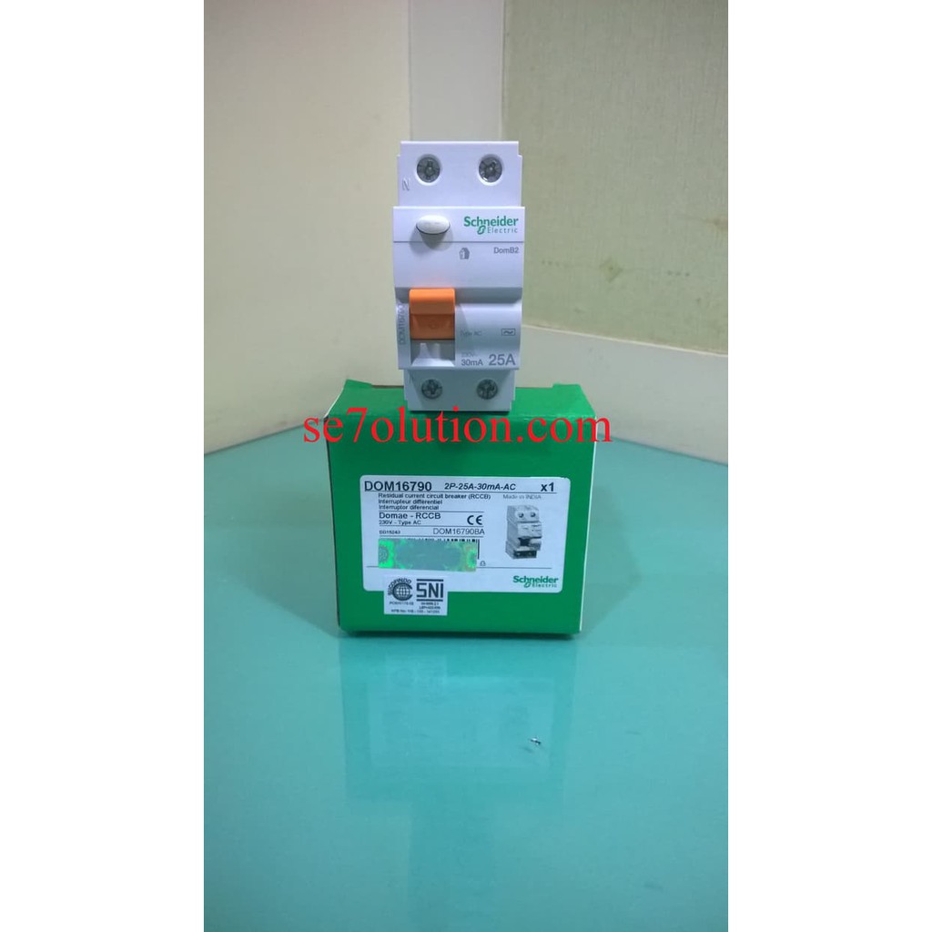 Jual Schneider Electric RCCB 2P 25A 30mA AC (DOM 16790BA) | Shopee ...