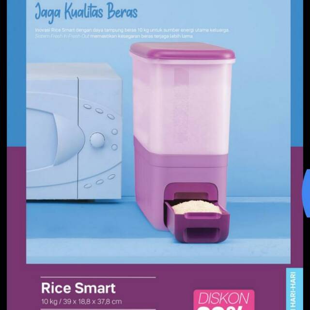 Jual Rice Smart/Tempat Beras Tupperware | Shopee Indonesia
