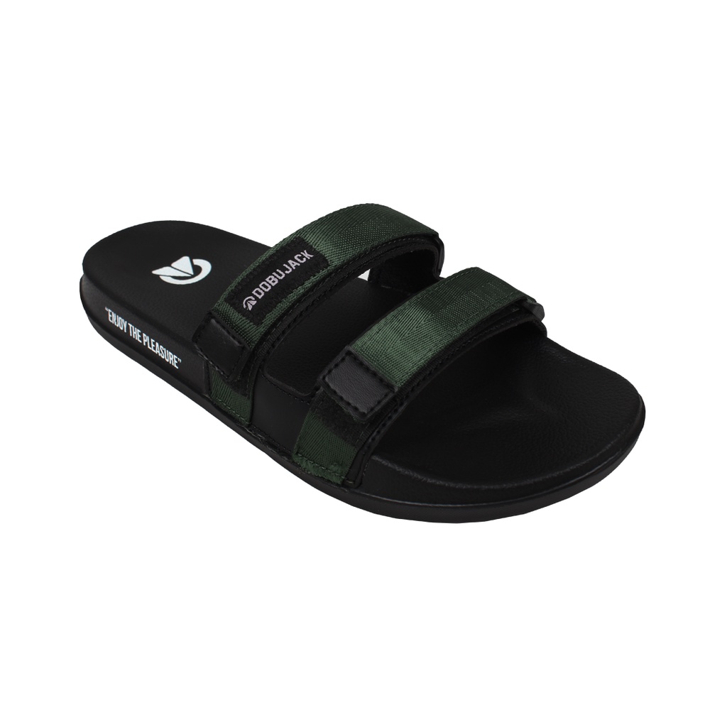 Jual Dobujack Chappal Green Sandals | Shopee Indonesia