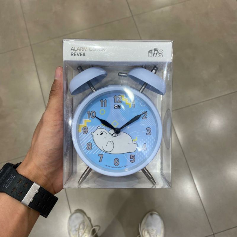 Jual Miniso X We Bare Bears Alarm Clock | Shopee Indonesia