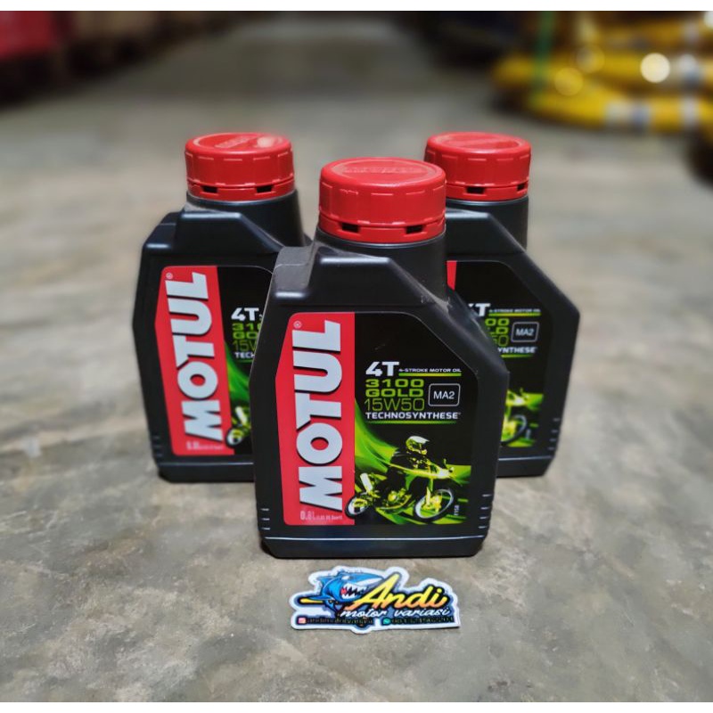 Jual Motul 3100 Gold 15W50 Technosynthese 800ml | Shopee Indonesia