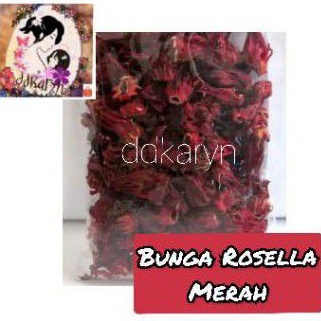 Jual 500gr ROSELA MERAH TEH SEDUH BUNGA ROSELA / ROSSELA / ROSSELLA ...