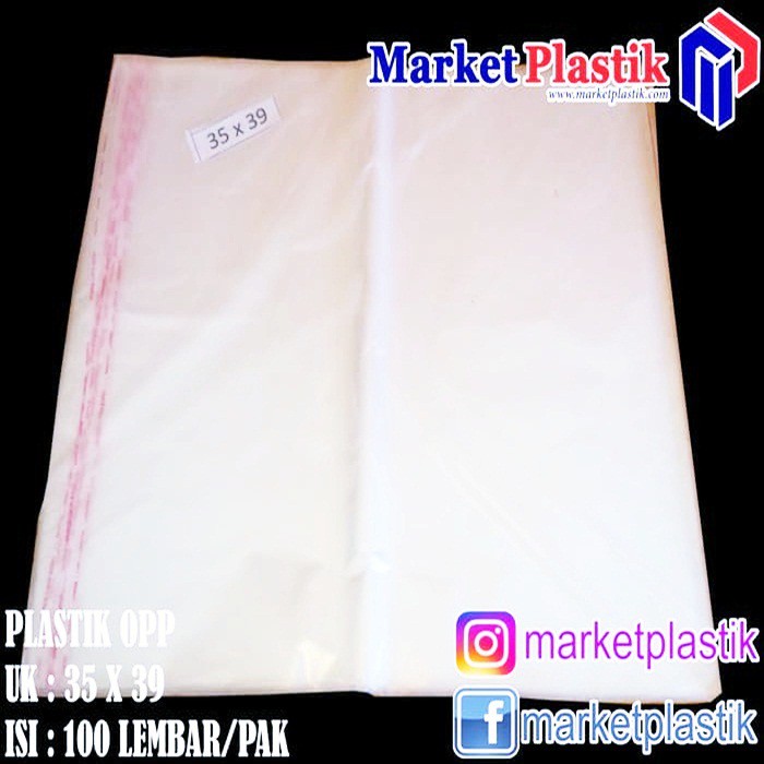 Jual Plastik Packing Baju/Plastik OPP/Plastik Baju/35X39 MURAH | Shopee ...