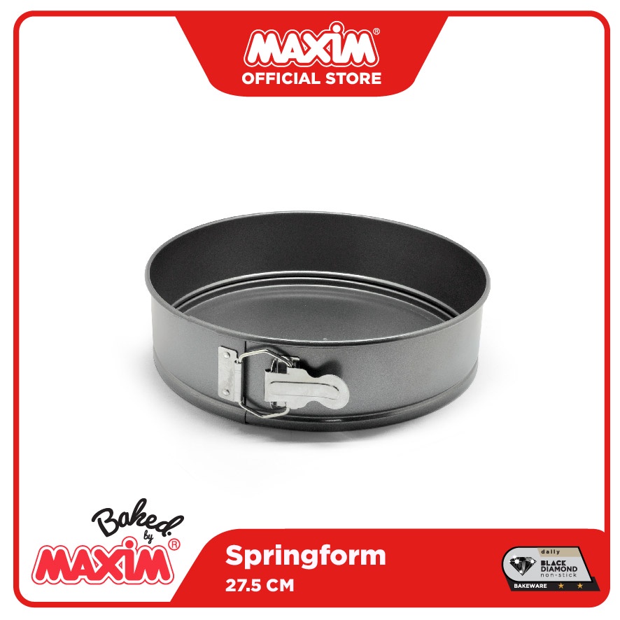Jual Maxim Bakeware Loyang Kue Teflon Anti Lengket 27cm Spring Form ...