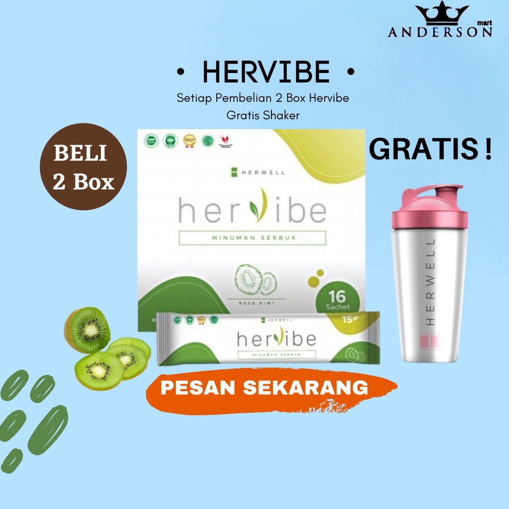 Jual HERVIBE by Herwell Original (1box isi 16Sachet) | Shopee Indonesia