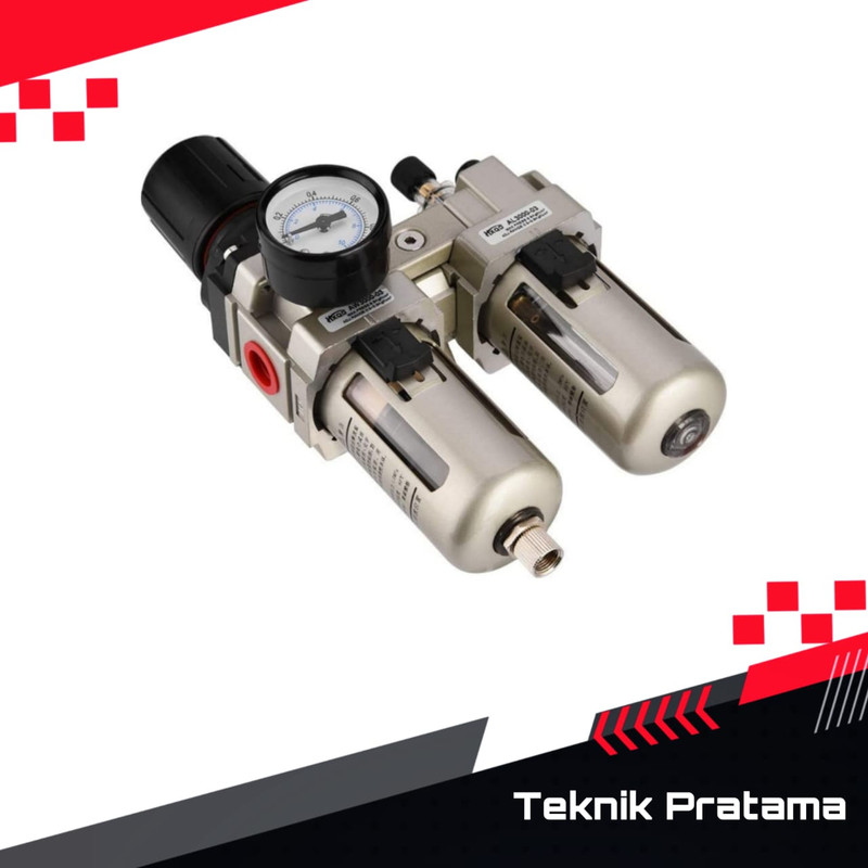 Jual AC 3010-03 FILTER REGULATOR LUBRICATOR PNEUMATIC 2 BARIS 3/8 AC3010-03 | Shopee Indonesia