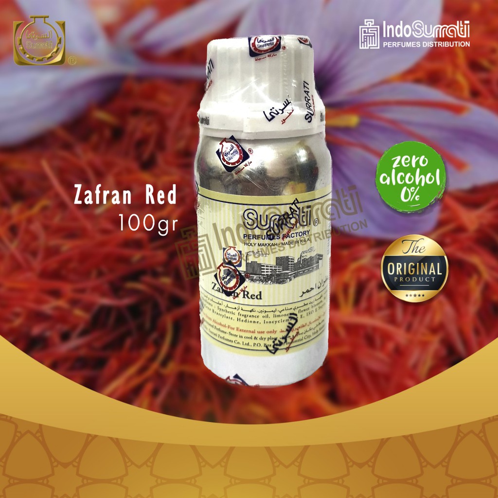 Jual Parfum ZAFRAN RED 100gr | Parfum Surrati | Surrati Perfumes ...
