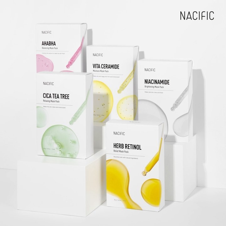 Jual NACIFIC New Mask Pack [NIACIMIDE | RETINOL | CICA TEA TREE ...