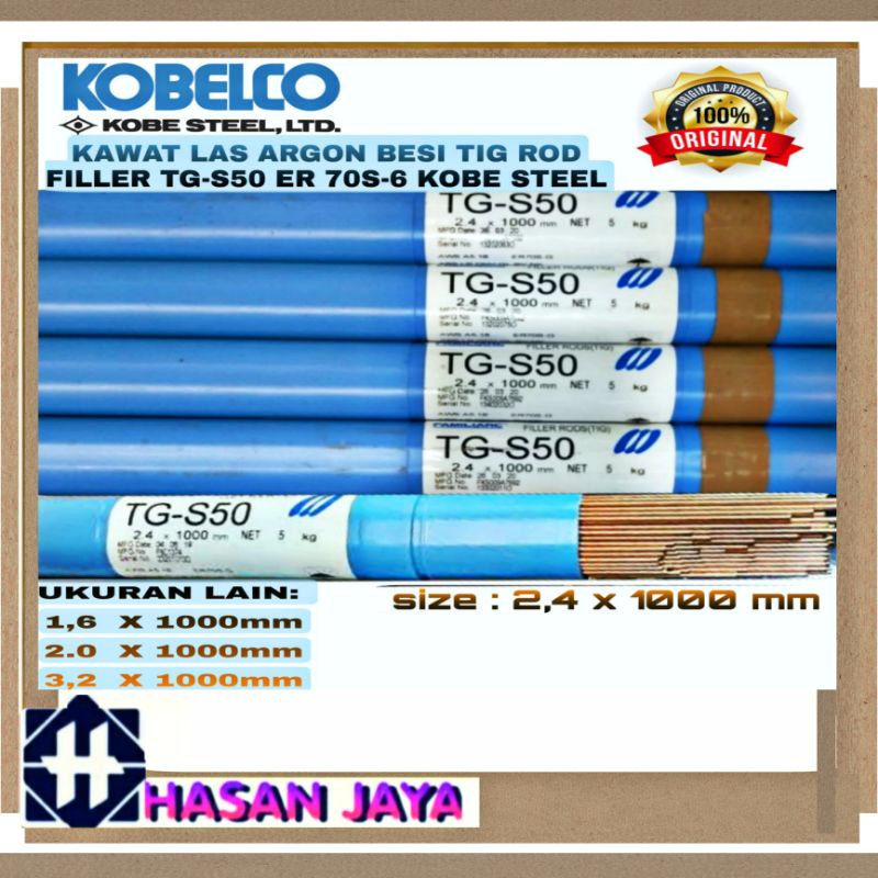 Jual Kawat Las TIG ROD FILLER Besi Carbon KOBELCO TG-S50 Welding Rod | Shopee Indonesia