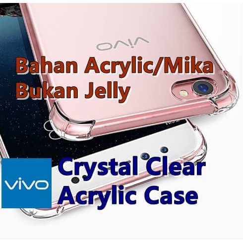 Jual jual Vivo V5/Y67/Y91/Y95/Y93 - Crystal Clear Anticrack Hard Case | Shopee Indonesia