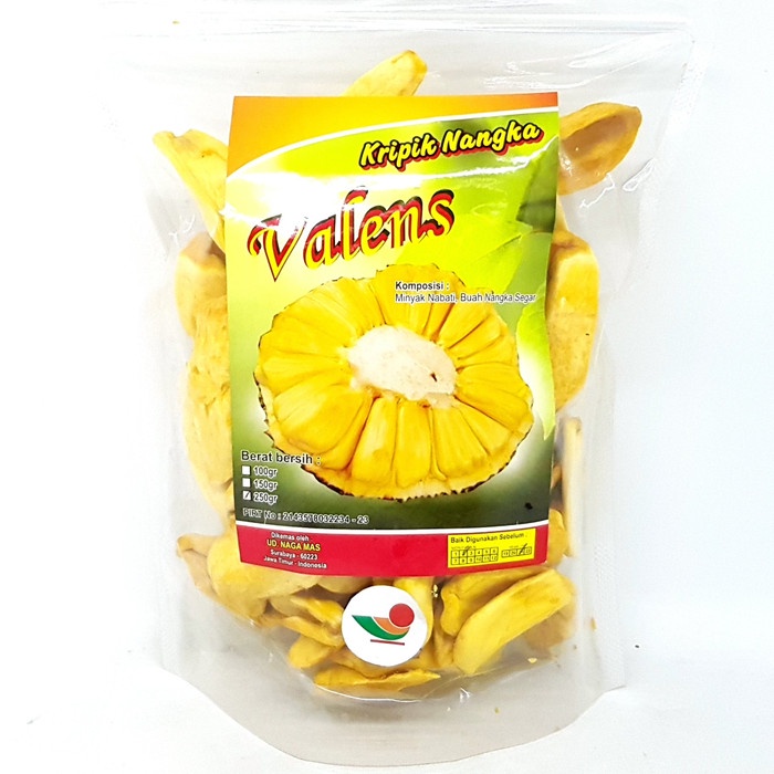 Jual VALENS KRIPIK NANGKA 250gr | KERIPIK BUAH JACKFRUIT CHIPS ASLI MALANG | Shopee Indonesia