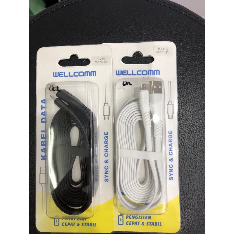 Jual kabel data micro welcome 2 meter | Shopee Indonesia